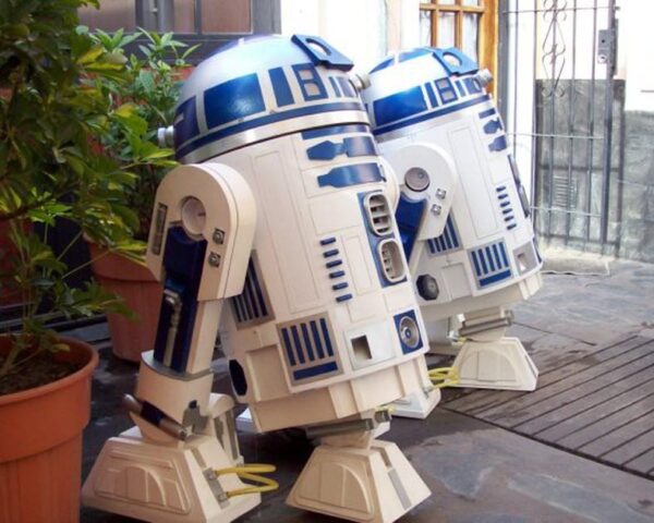 Una Réplica Robot de R2D2